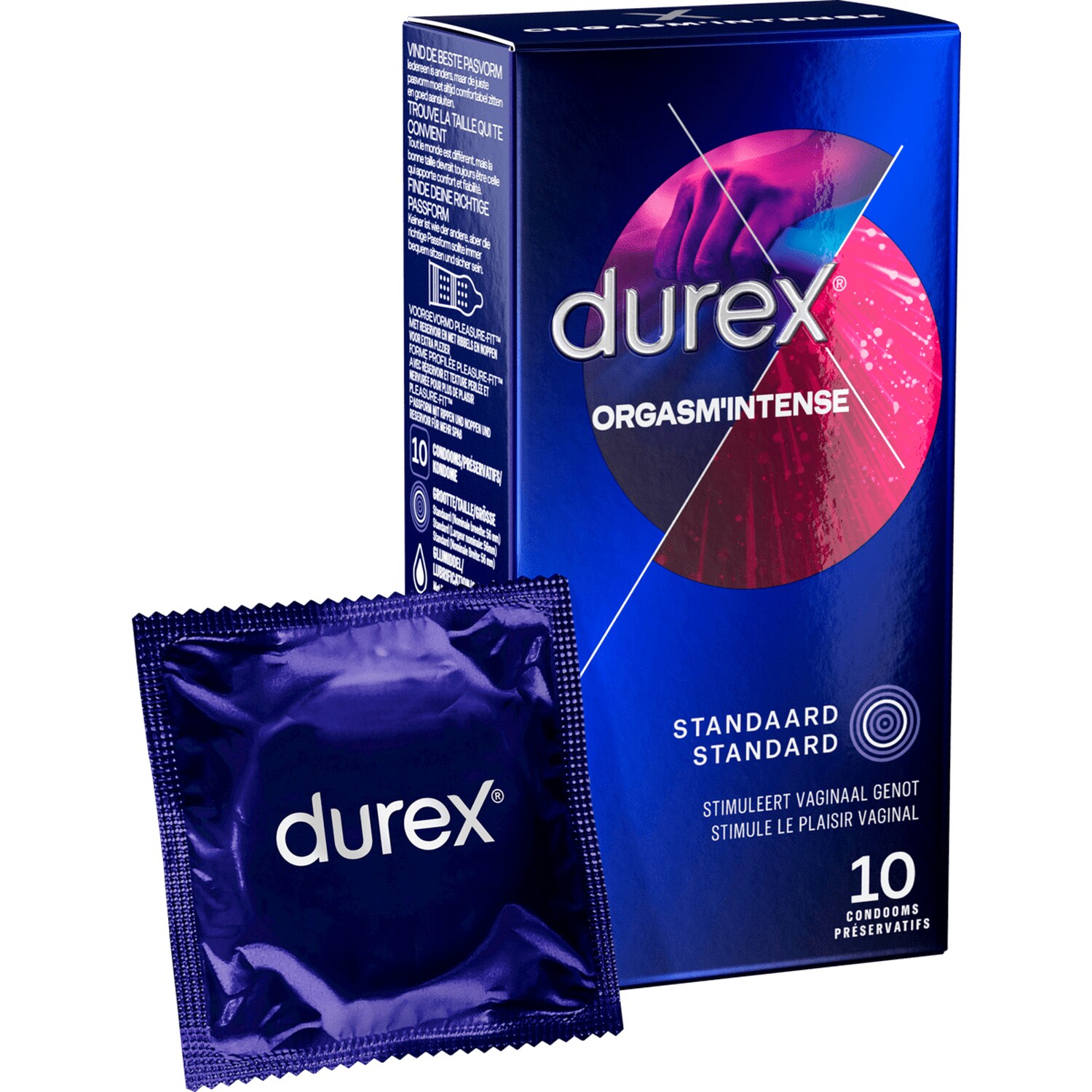 Durex Orgasm Intense 10 stuks | Postcondooms.nl